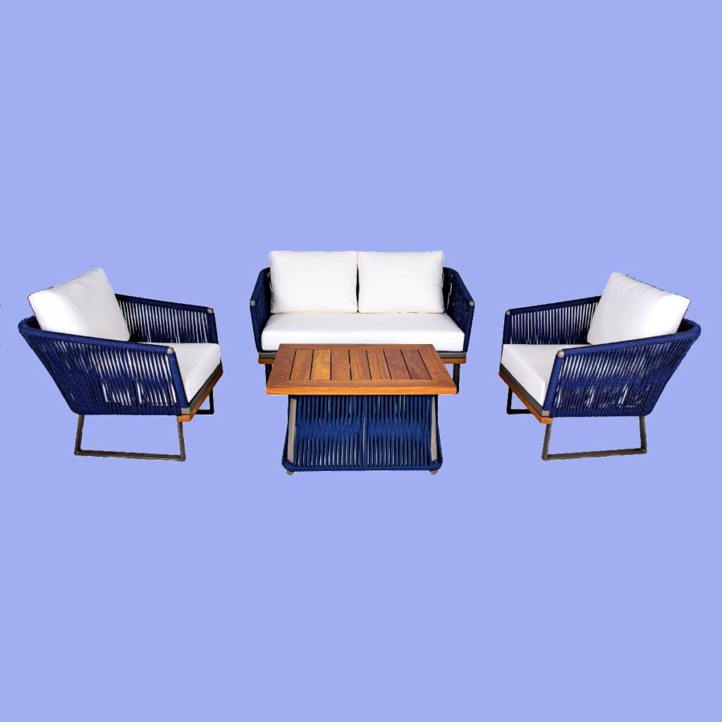 Sofá Modular Bloom módulo Central para Área Externa