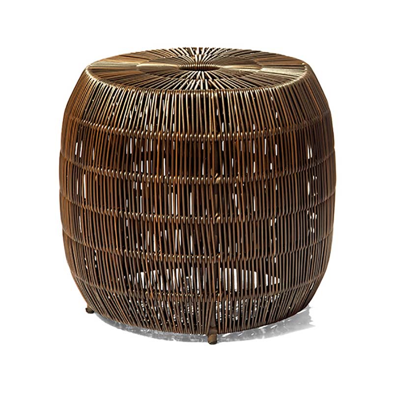 Puff Dubay para Varandas e Áreas Externas - Arte Trançada